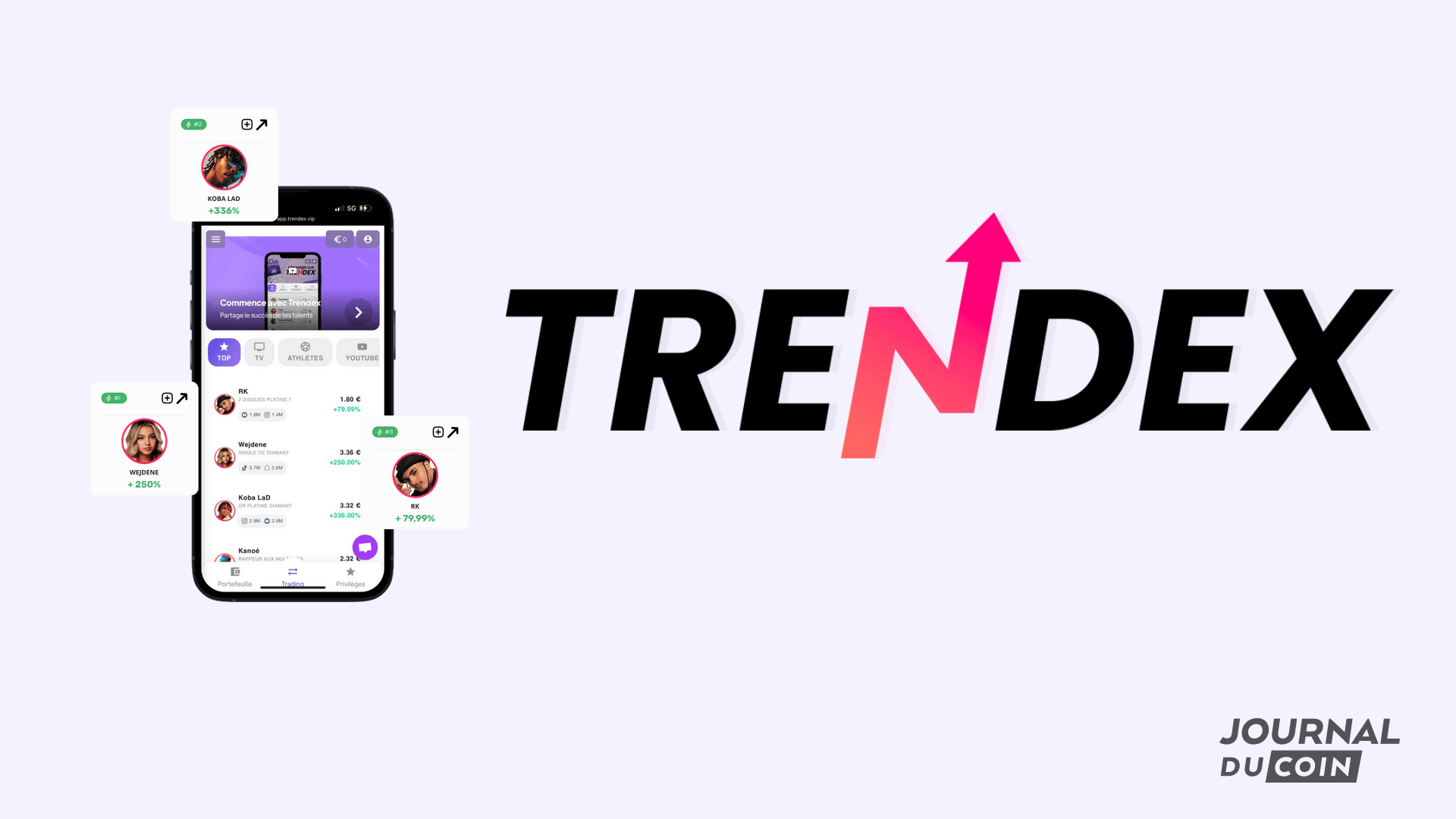 Trendex, partagez la carrière des grands athlètes de demain - Journal ...