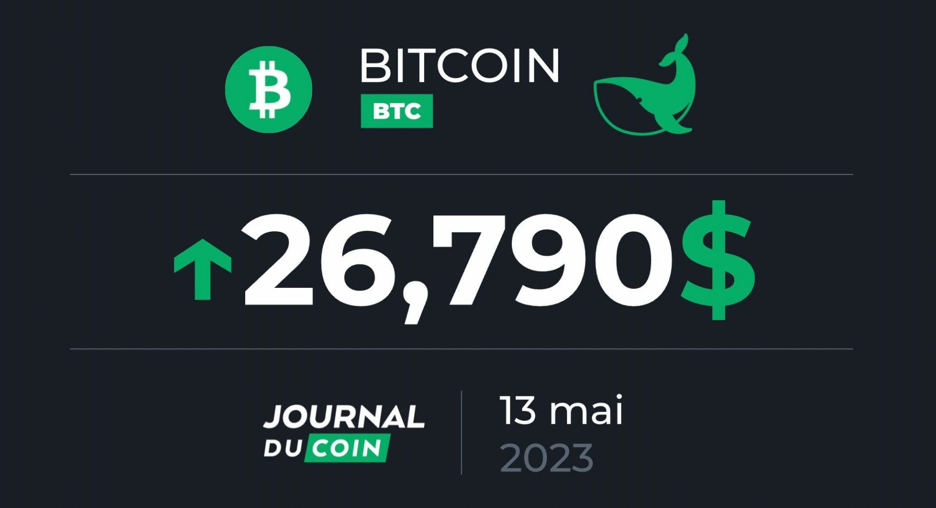 Bitcoin le 13 mai - Même au ralenti, le BTC supplante TOUS les autres ...